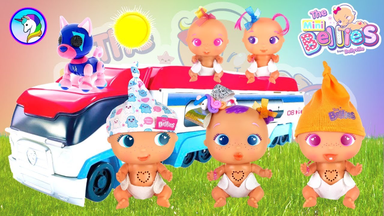 Los BELLIES BABIES 👶 viajan en el PATRULLA BUS 🚌 - YouTube