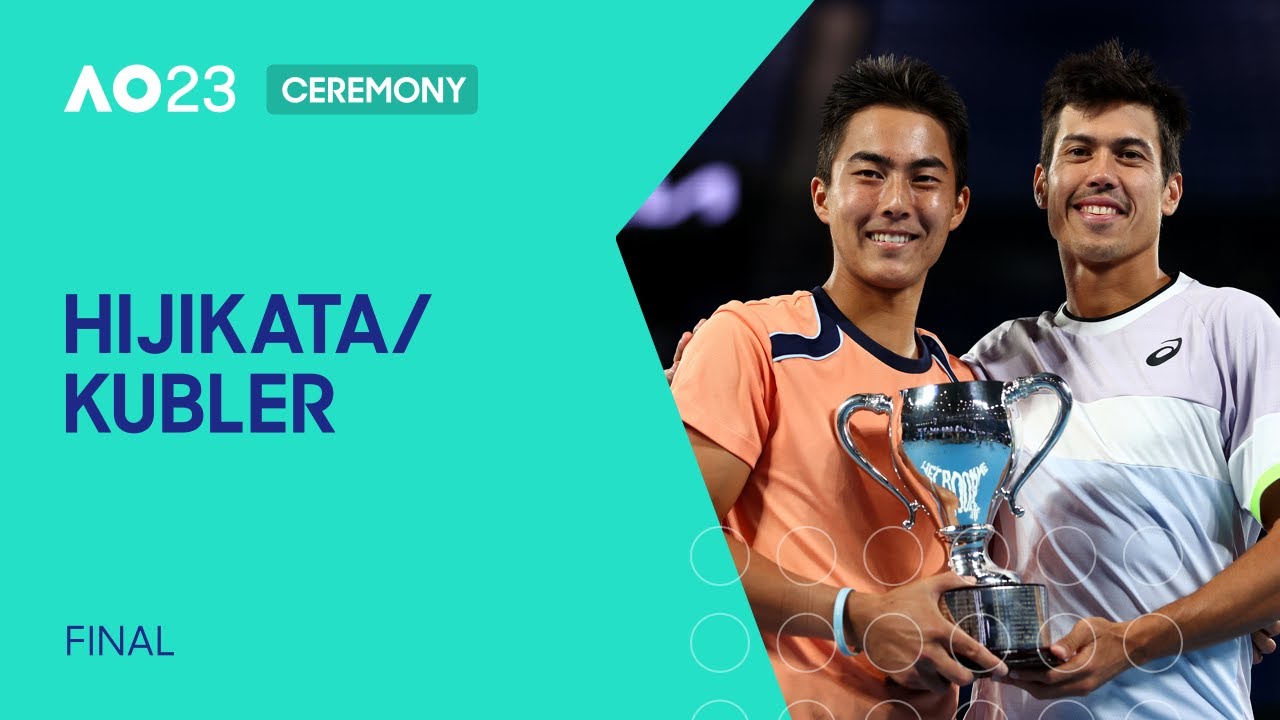 Mens' Doubles Ceremony | Hijikata/Kubler v Nys/Zielinski | Australian ...