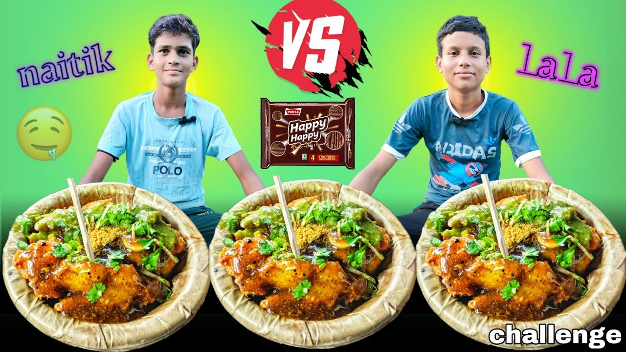 tikki 😋 bhalla challenge video ( naitik v/s LaLa ) #viralvideos # ...
