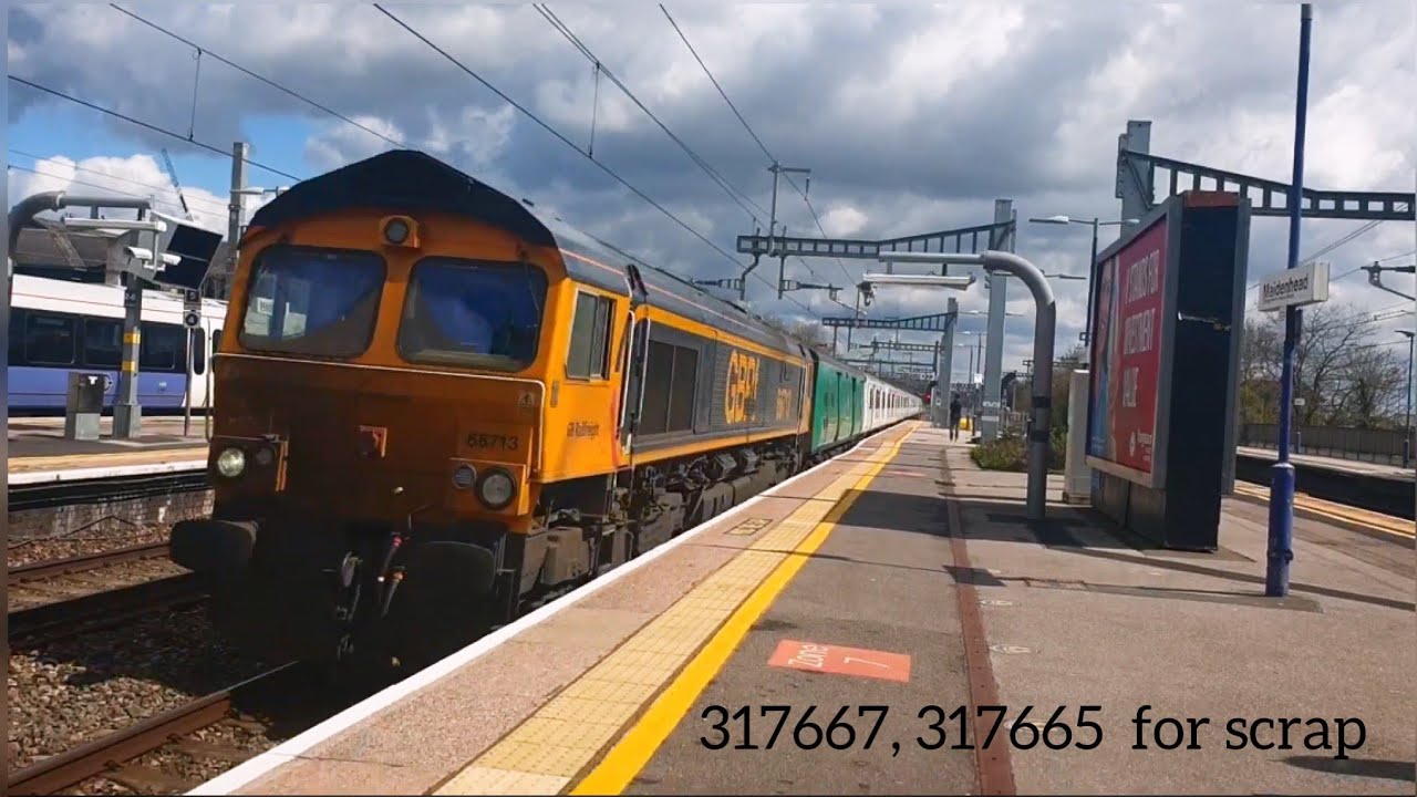 Greater Anglia Class 317 Going to Scrap 12/4/21 - YouTube