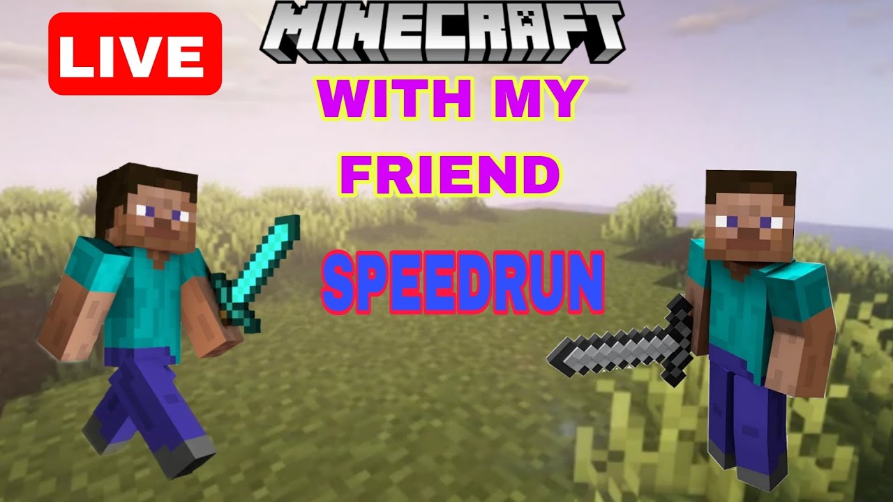 Minecraft Live SPEEDRUN With Friends - YouTube