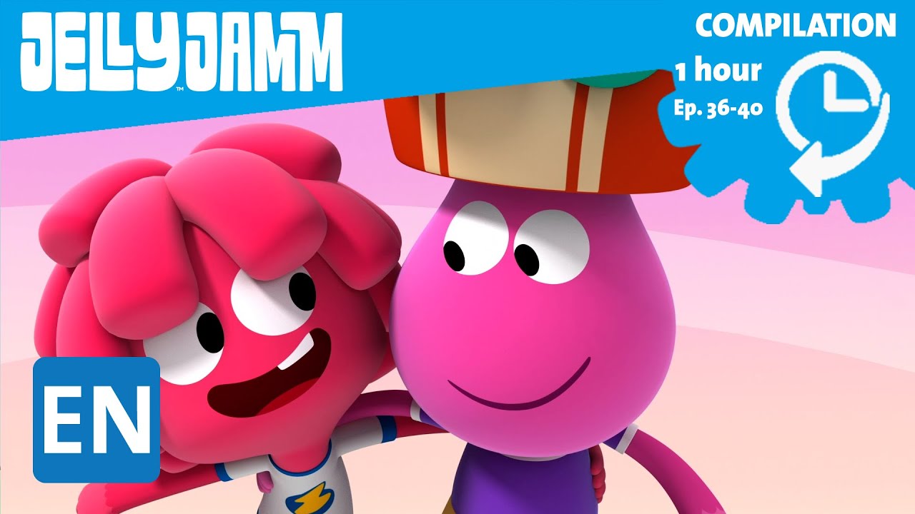 Jelly Jamm English. 1Hour Compilation (Ep.36-40) Cartoons in English ...