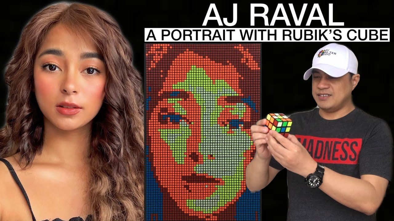 AJ RAVAL PORTRAIT WITH RUBIK’S CUBE | @ajraval7154 | MY aLTeR eGo - YouTube