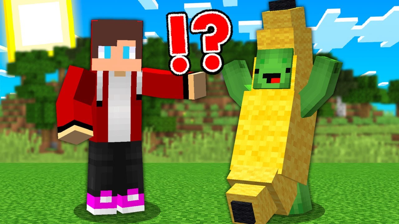 Mikey Became a BANANA 🍌 in Minecraft Funny Challenge - Maizen Mizen JJ and Mikey - YouTube