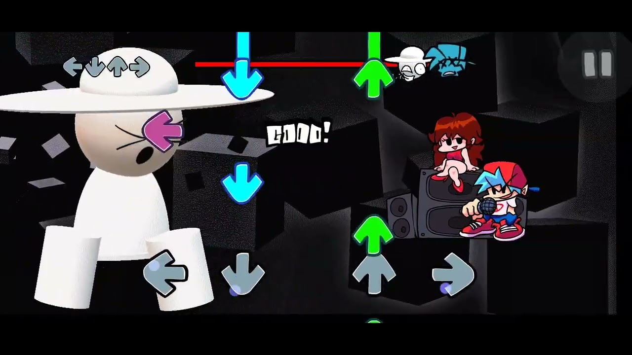 Beating thearchy fnf "on mobile" - YouTube