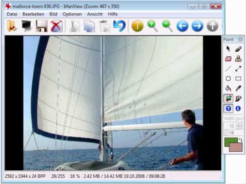 IrfanView-Tutorial: Horizont begradigen schnell erklärt - YouTube