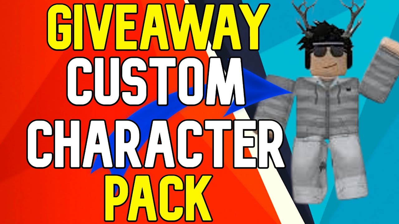 Custom Character Pack Giveaway Roblox Studio Tutorial - YouTube