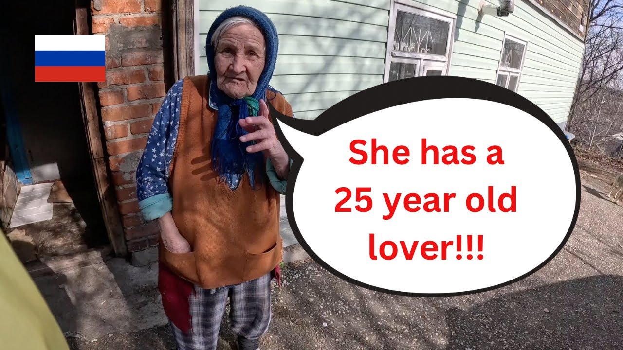 Poor Russian Babushka invites me into her house - YouTube