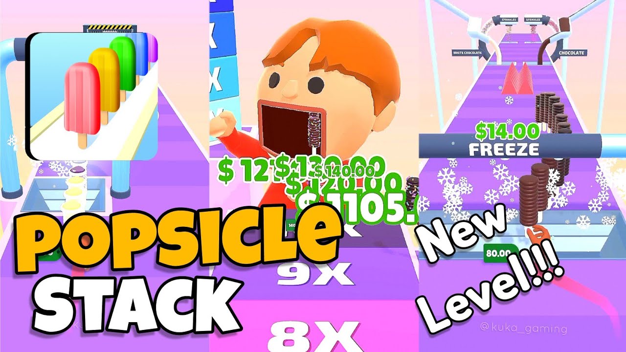 Popsicle Stack 🍧🍨🍦Game All Levels Gameplay Walkthrough Android iOS New Level!!! - YouTube