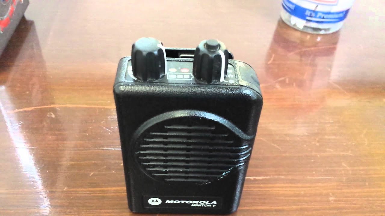 Minitor V Fire Pager Alert - YouTube