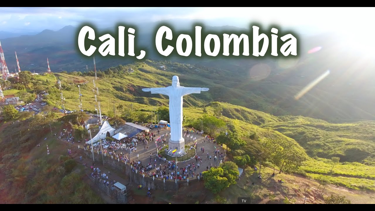 CALI, COLOMBIA | CRISTO REY STATUE | 4K DRONE - YouTube