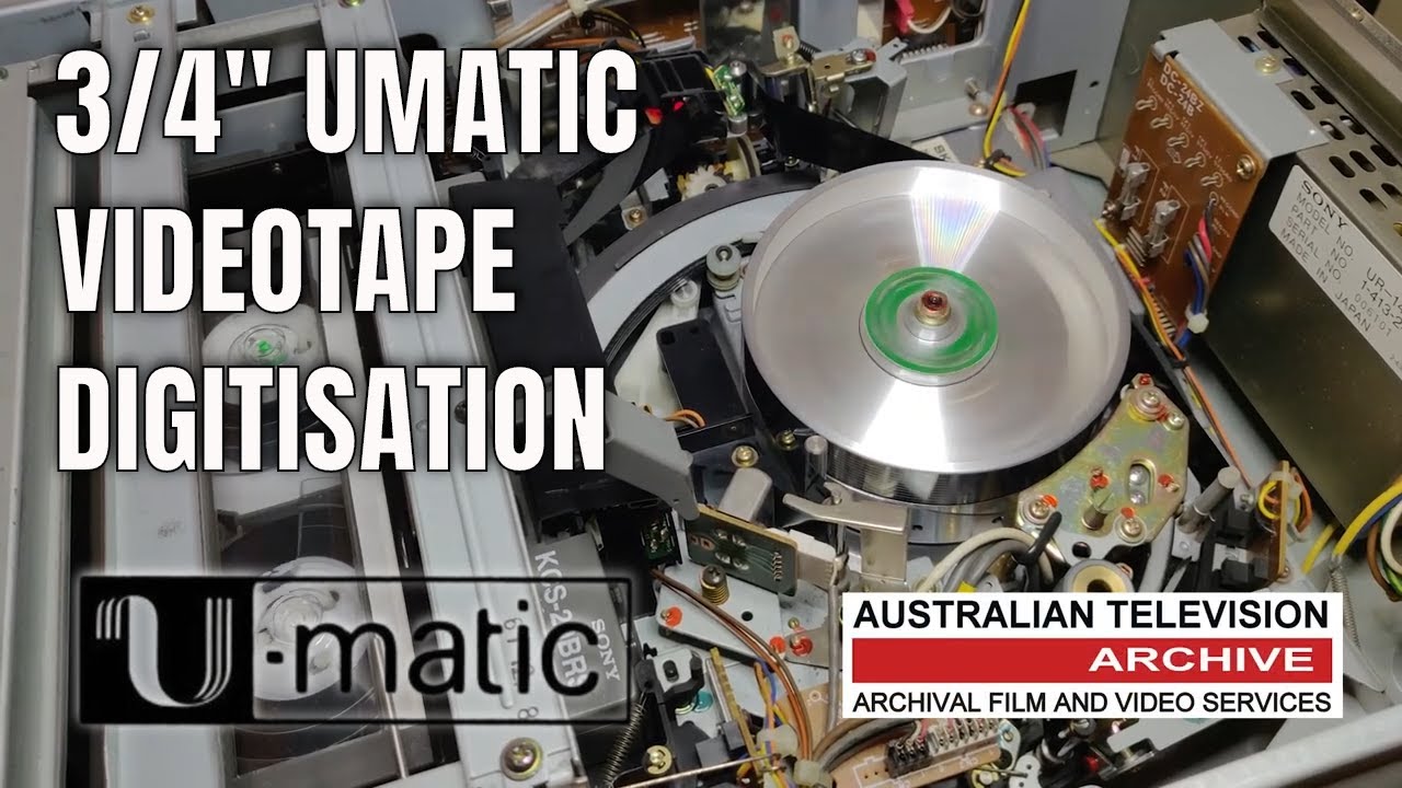 3/4" Umatic Videotape: Expert Digitisation Services | Australian ...