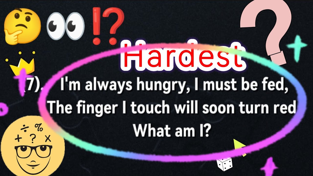 10 hardest riddles to solve || #riddles #puzzle - YouTube