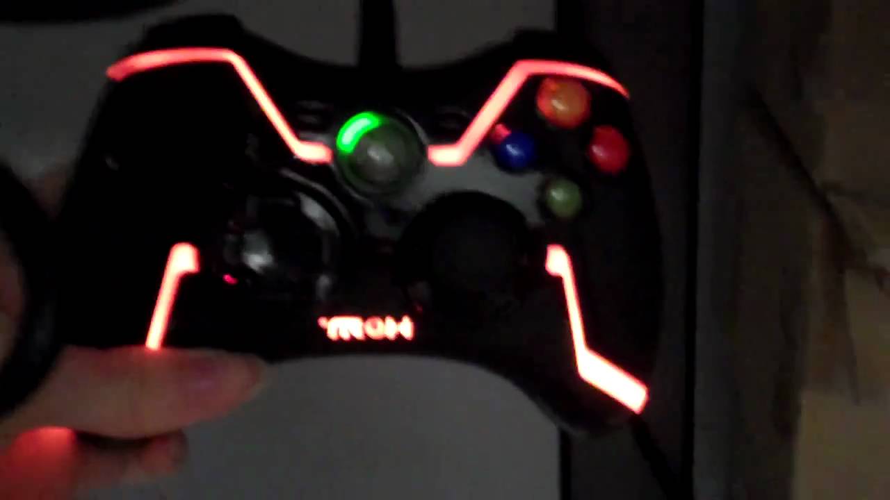 PDP Web Exclusive Orange Tron Xbox 360 Limited Edition Controller - YouTube