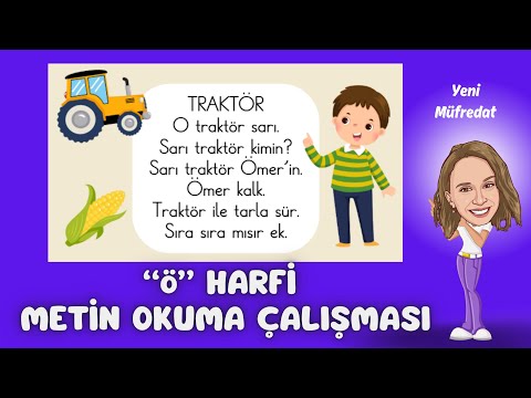 1. Sınıf “ö-Ö” Harfi Metin Okuma Çalışması (3 Farklı Metin) Yeni Müfredat #birincisınıf #okuma