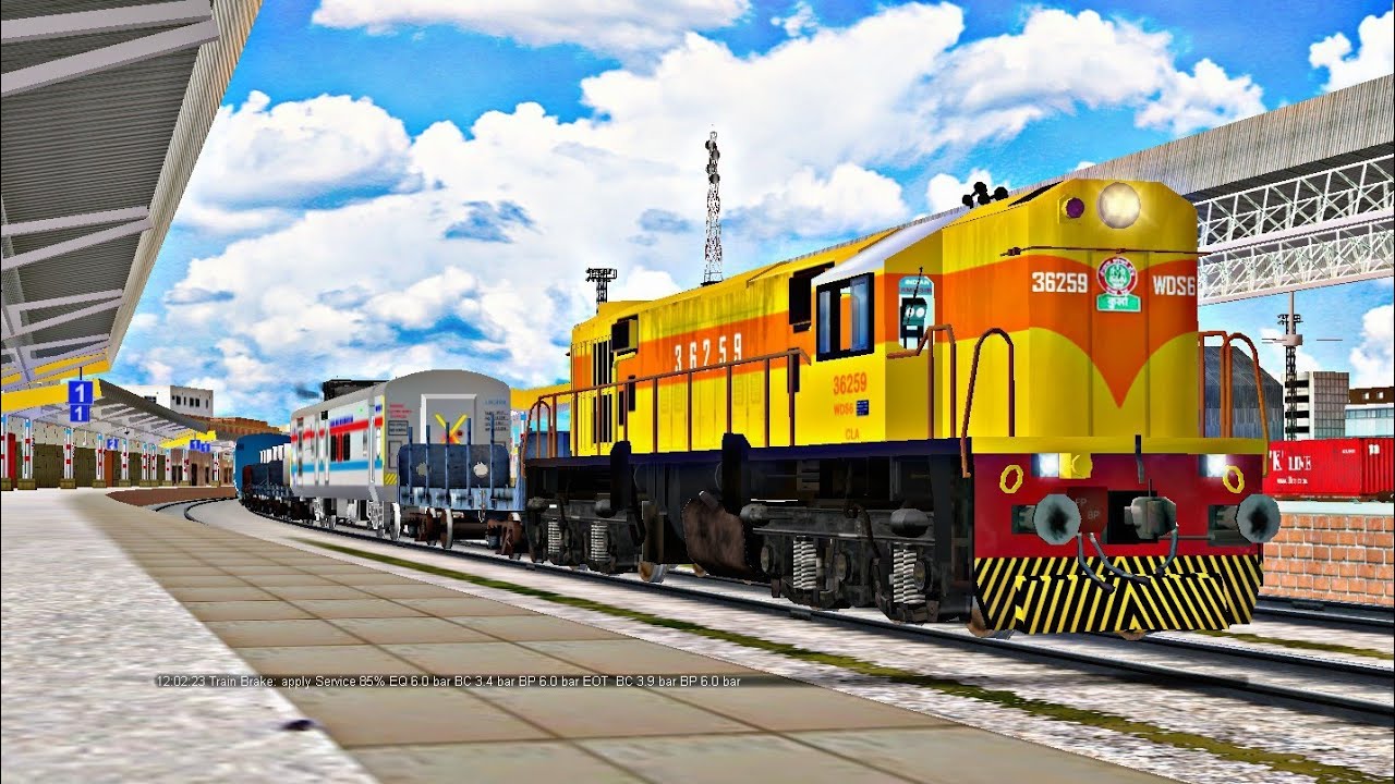 FREEWARE #CLA #WDS6 #36259 Loco for MSTS/OR || REALISTIC TEXTURES ...