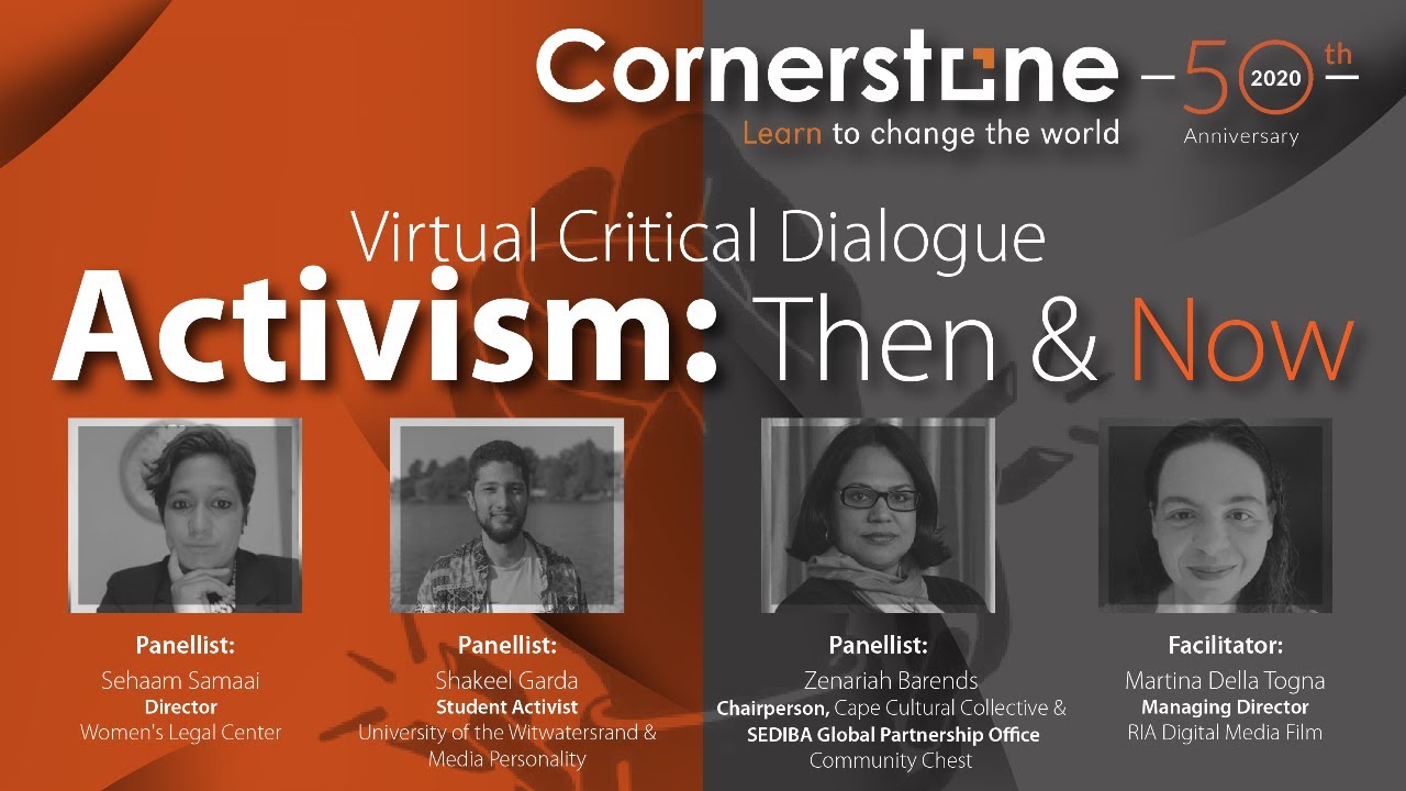 Virtual Critical Dialogue - Activism: Then & Now - YouTube