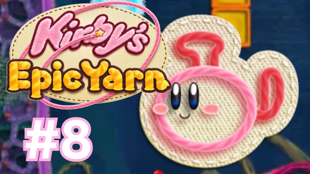 Let’s play: Kirby's Epic Yarn: Part 8: Anglerfish madness, boss fight ...