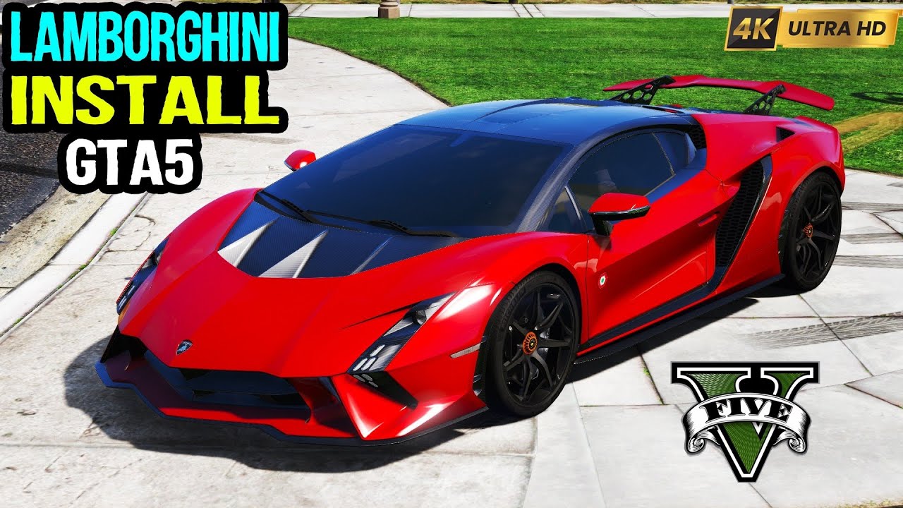 HOW TO INSTALL LAMBORGHINI IN GTA 5 | How to install car mod in gta 5 ...