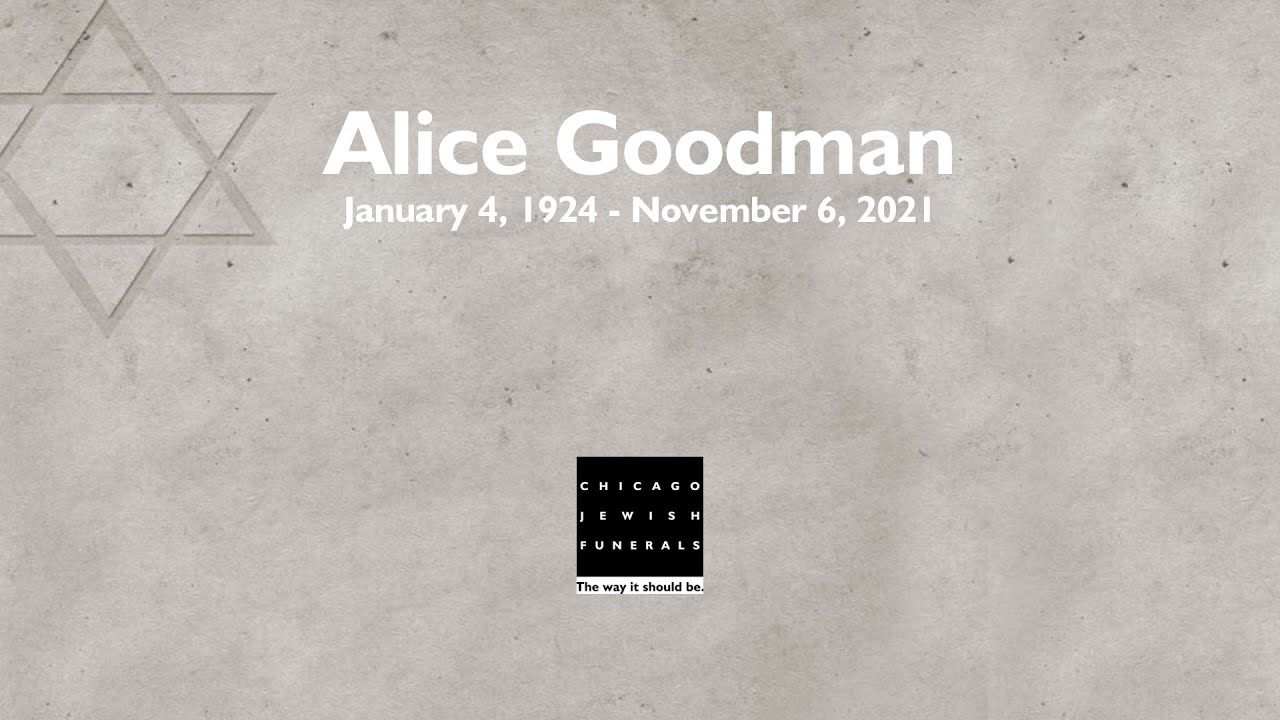 Alice Goodman - YouTube
