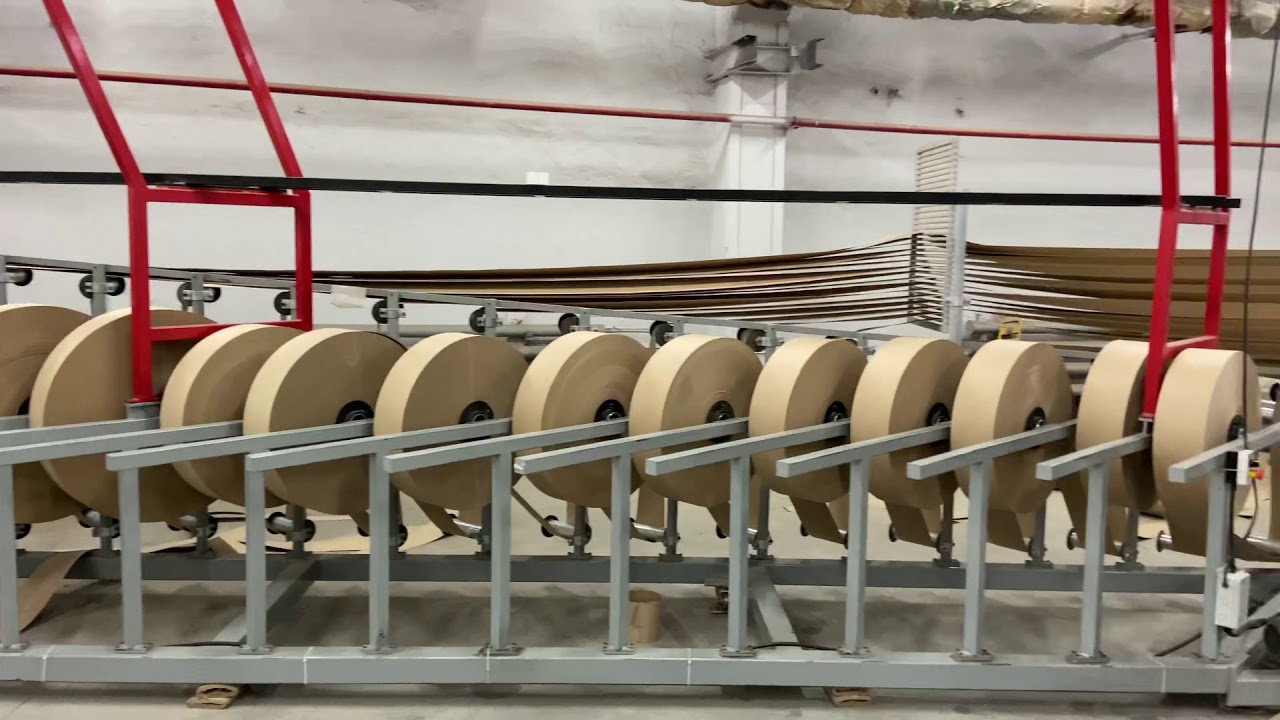 Paper Tube Machinery - YouTube