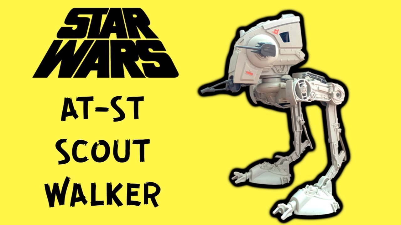 Vintage Star Wars AT-ST Kenner 1982 Chicken Walker 2 Legs - Ebay ...