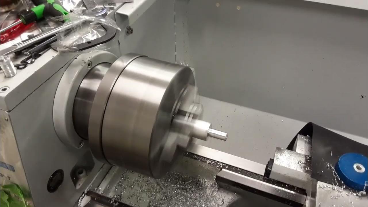 Threading with the conversion using Centroid CNC Acorn. - YouTube