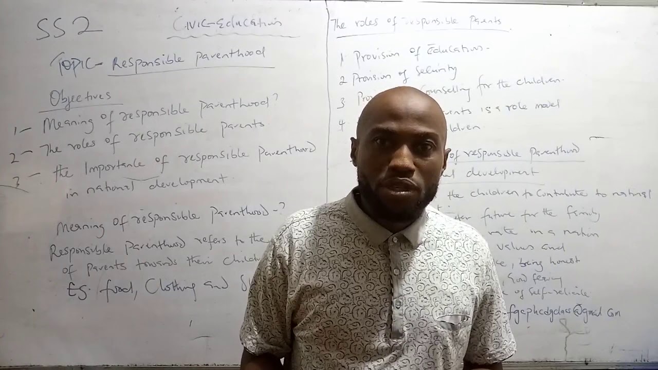 SSS 2 CIVIC EDUCATION - YouTube