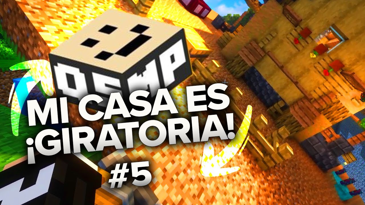 ¡MI CASA DE MINECRAFT ES GIRATORIA! 🔁 #5 | QSMP 🌍 | Maximus - YouTube