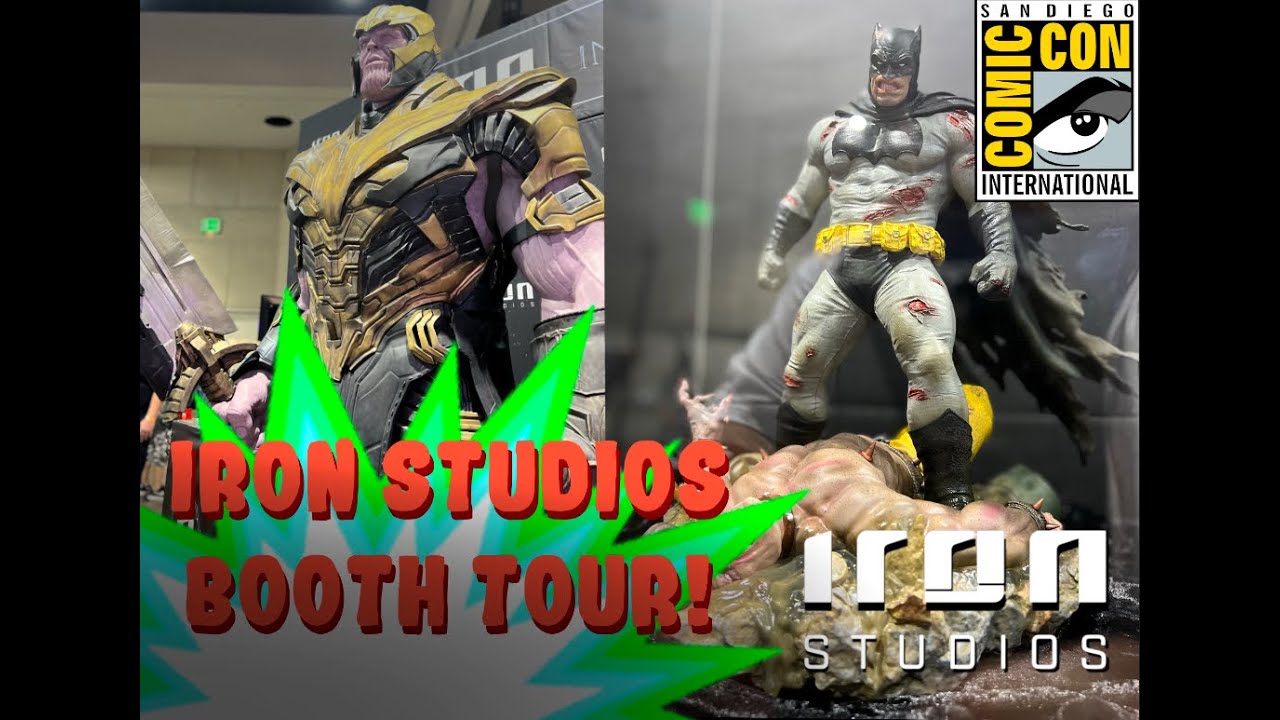 Iron Studios Collectibles Booth Tour SDCC 2022 | Insane Statue Display ...
