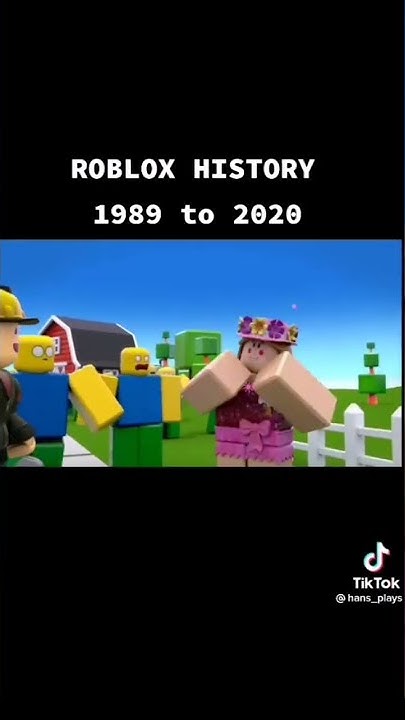 the roblox history 1989 - 2020 - YouTube