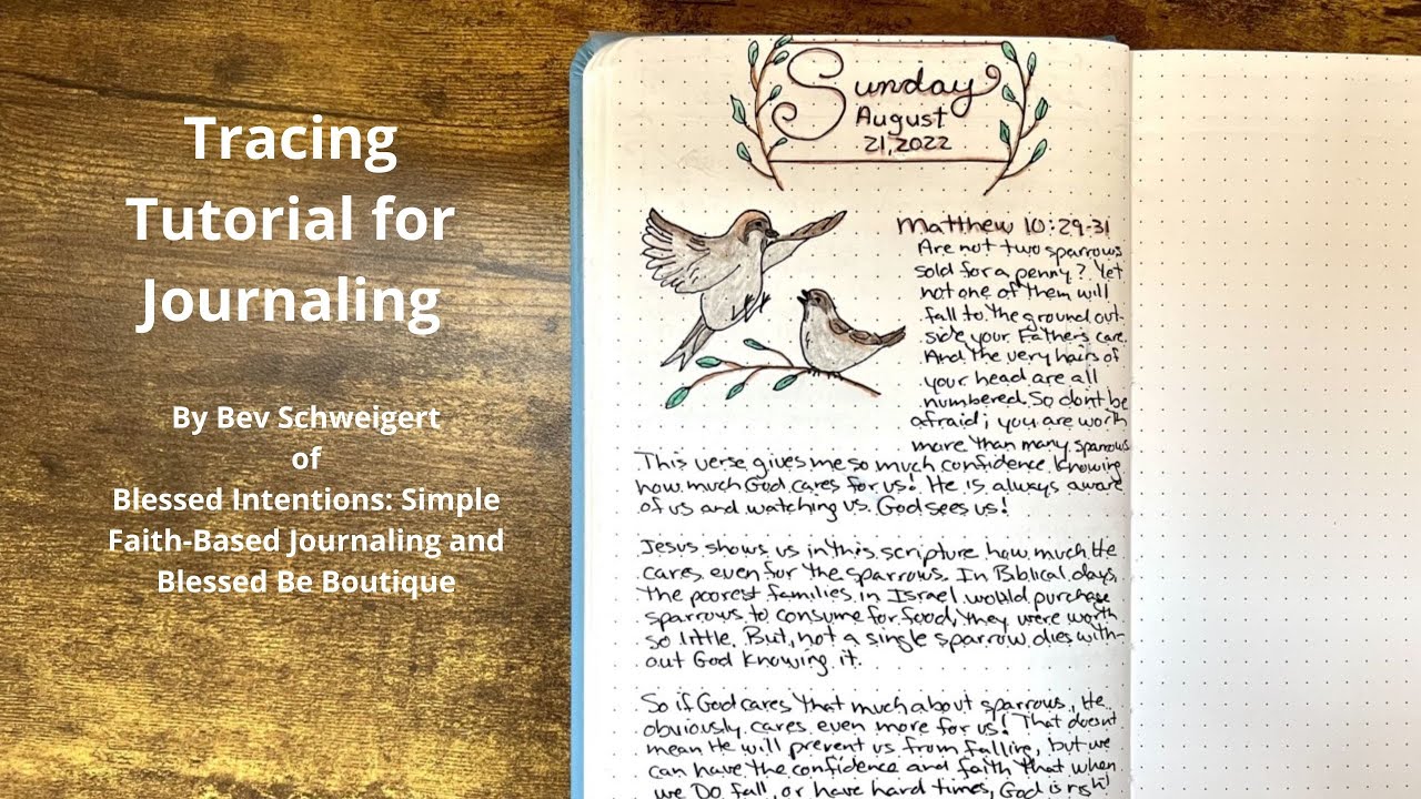 Tracing Tutorial for Journaling - YouTube