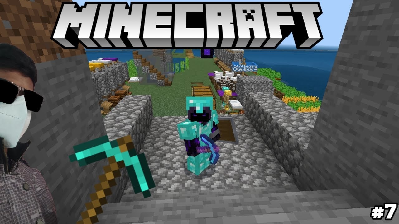FINALLY UPGRADE TO DIAMOND ARMOUR | SMP SEASON 3 | EP 7 #hindi #mcpe # ...