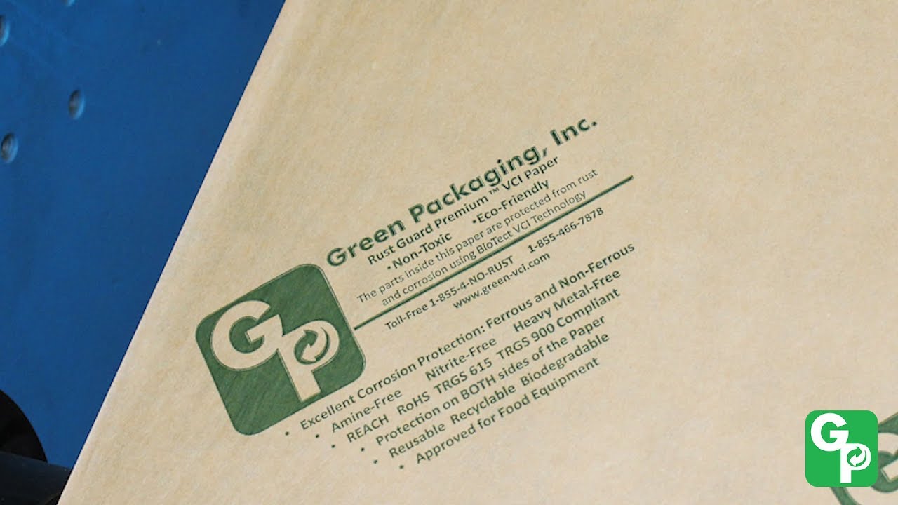 VCI Paper Rust Inhibitor for Metals - Green Packaging - Manufacturing ...