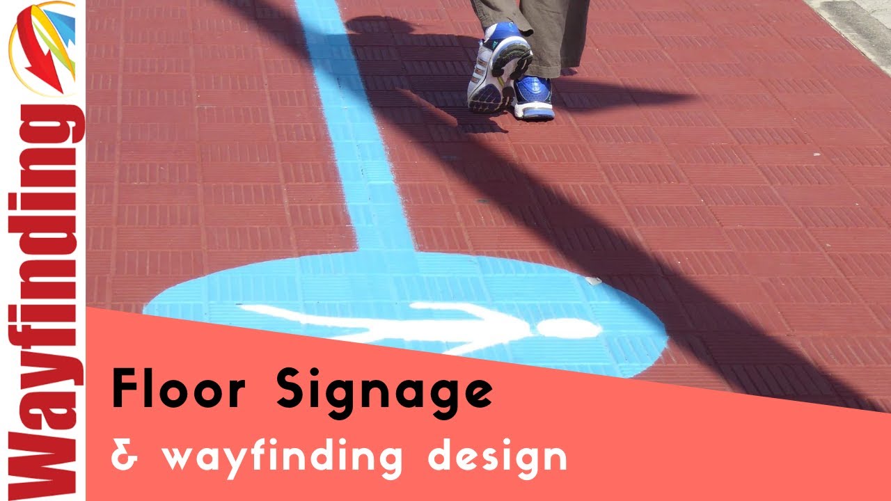 Guide to Floor, Pavement & Sidewalk Wayfinding Signage - YouTube