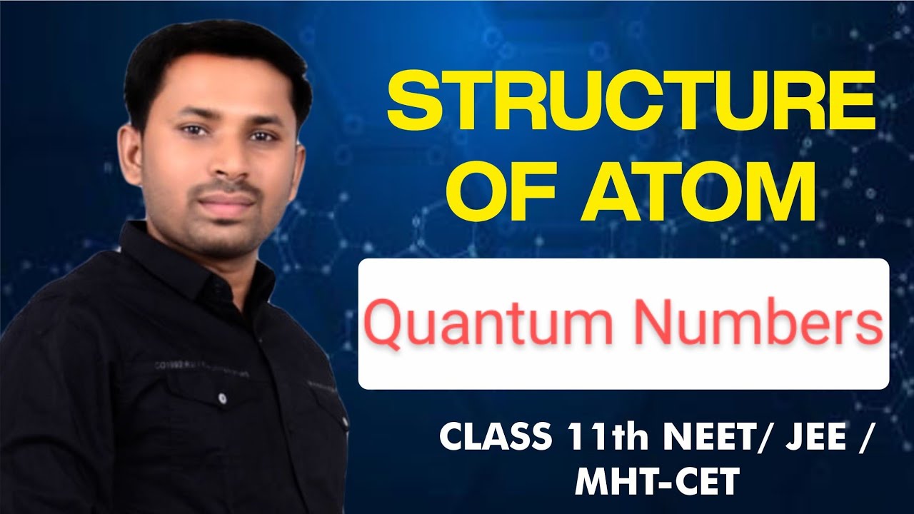 @MCCv4x| Structure of Atom class 11| Quantum Numbers| Harshal Bhagat ...