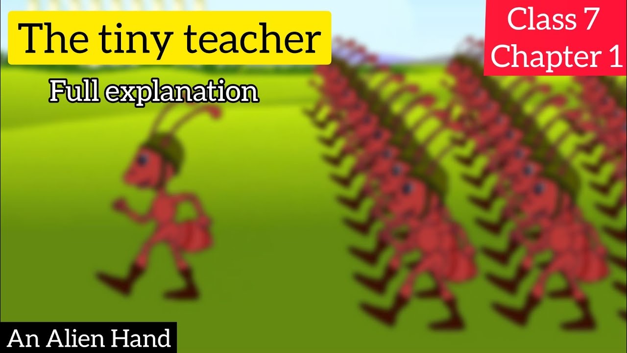 the tiny teacher class 7 english || class 7th ncert english chapter 1 ...