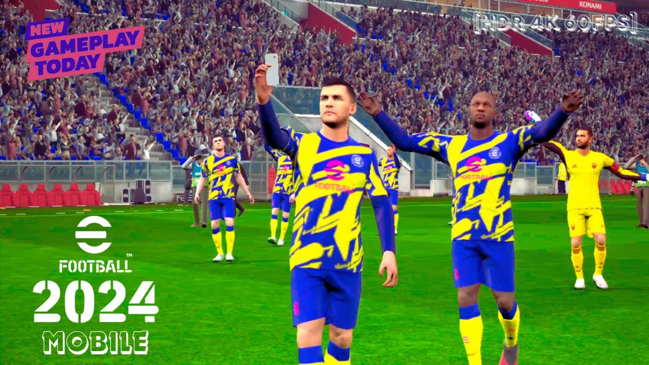 eFOOTBALL 24 MOBILE GAMEPLAY🔥 CRAZY GRAPHICS 🔥AC Milan vs As Roma [4K HDR 60FPS] - YouTube