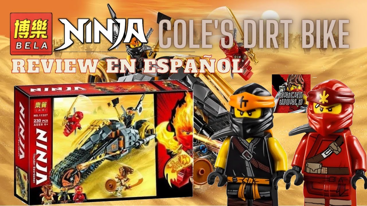 LARI Ninja (LEGO Ninjago) - Cole's Dirt Bike - Secrets Of Forbidden ...