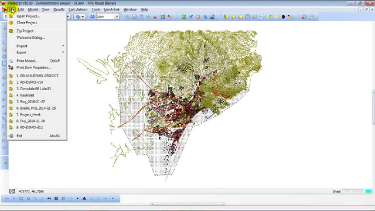 Predictor GUI - the menu - YouTube