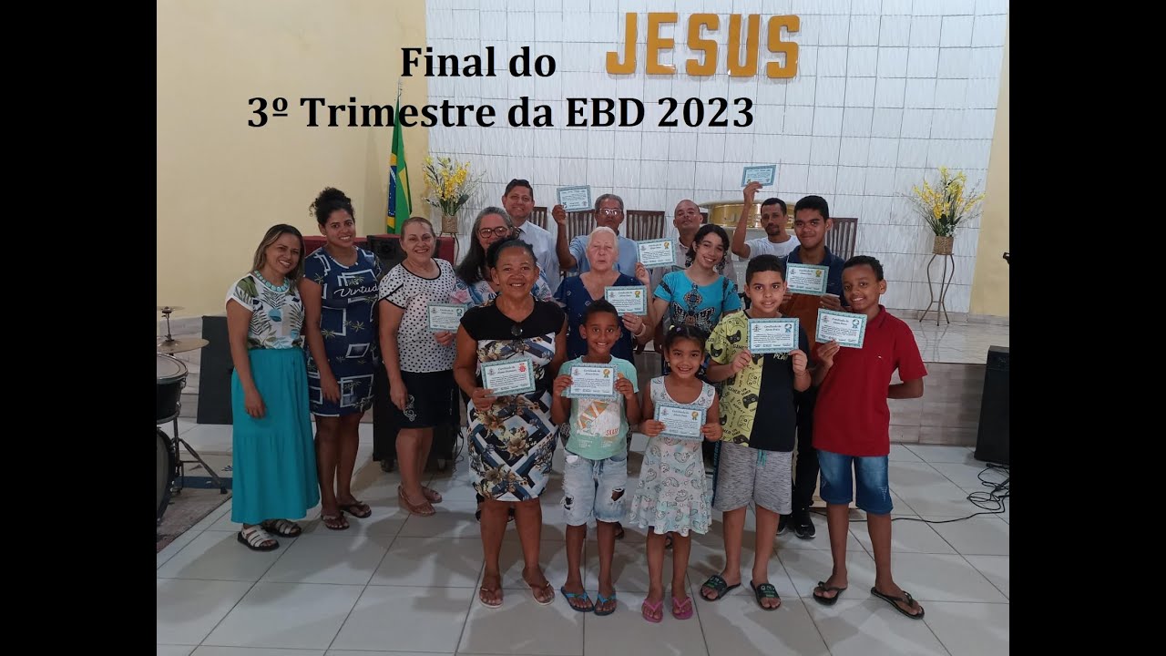 IBMAB Medalhas ao Mérito 3º Trimestre da EBD 2023 - YouTube