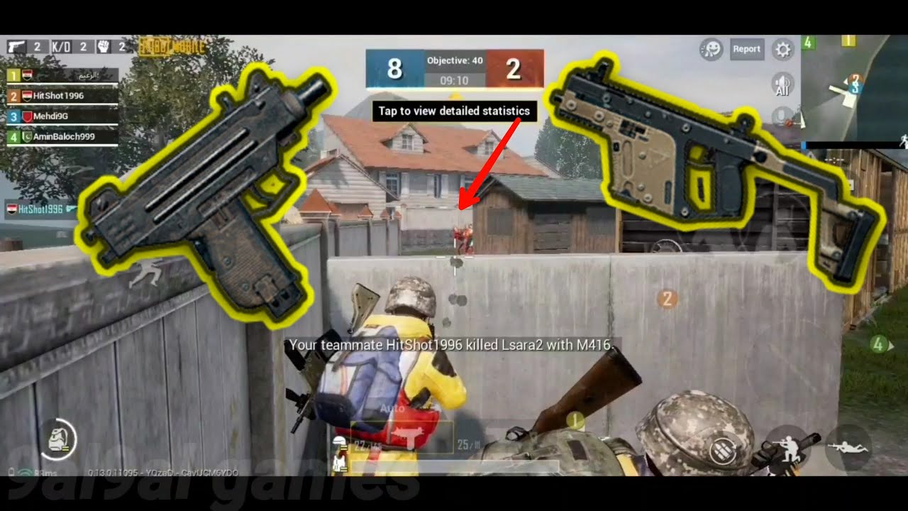 Vector + UZI pubg mobile TDM | best combination?? - YouTube