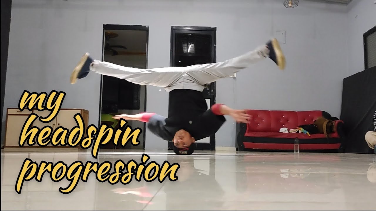 Headspin Progression #breakdance #bboy - YouTube