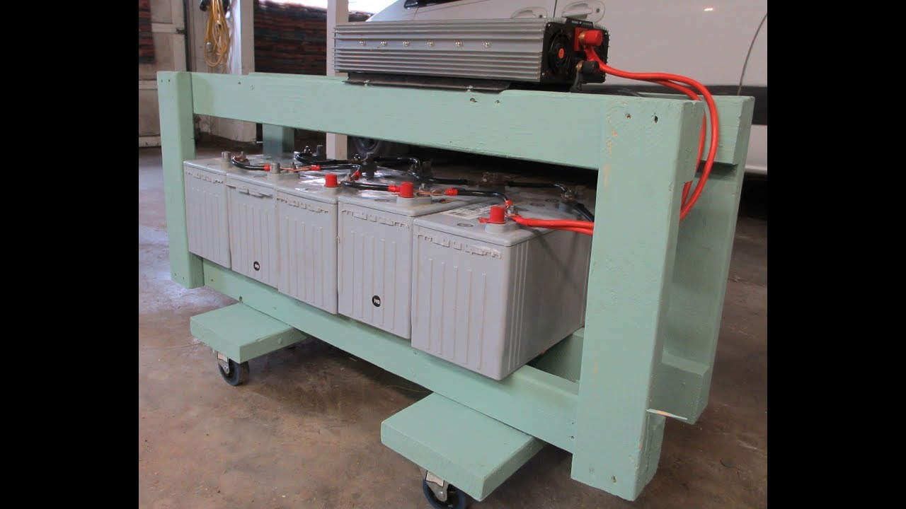 PORTABLE EMERGENCY BACKUP POWER SYSTEM. A quick , cheap build.. - YouTube