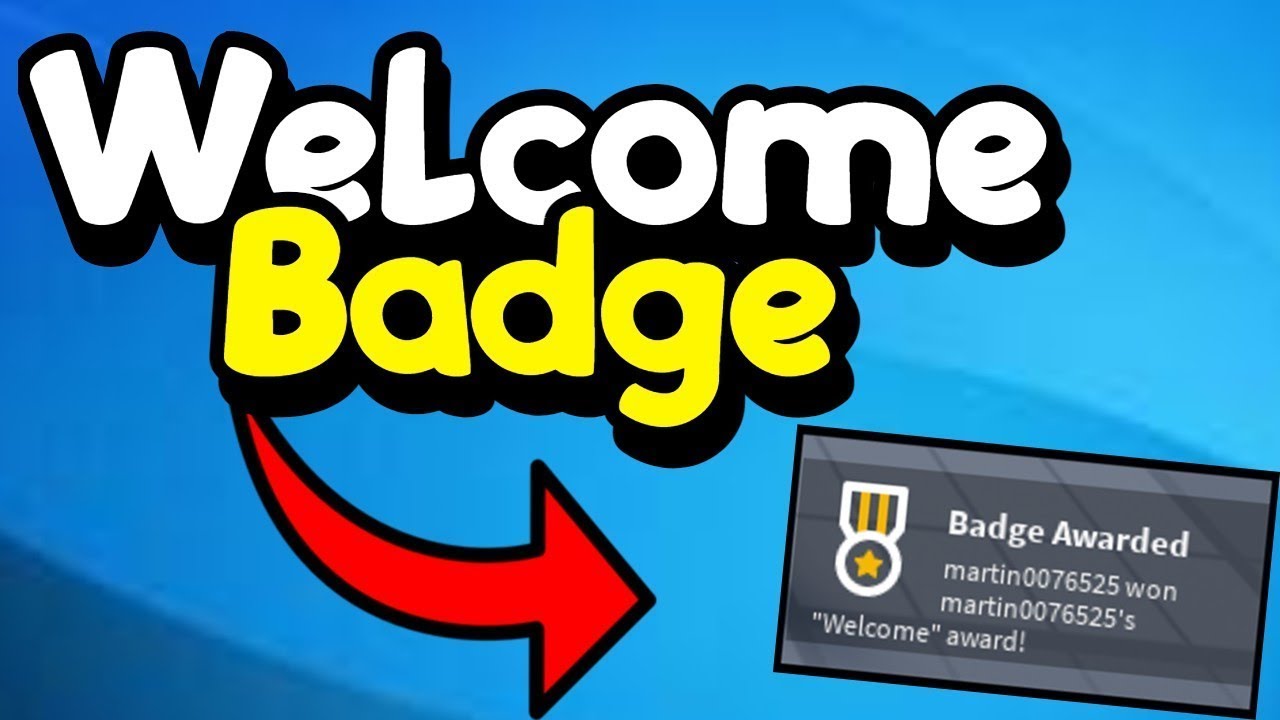 HOW TO MAKE A WELCOME BADGE IN ROBLOX STUDIO 🛠️ - YouTube