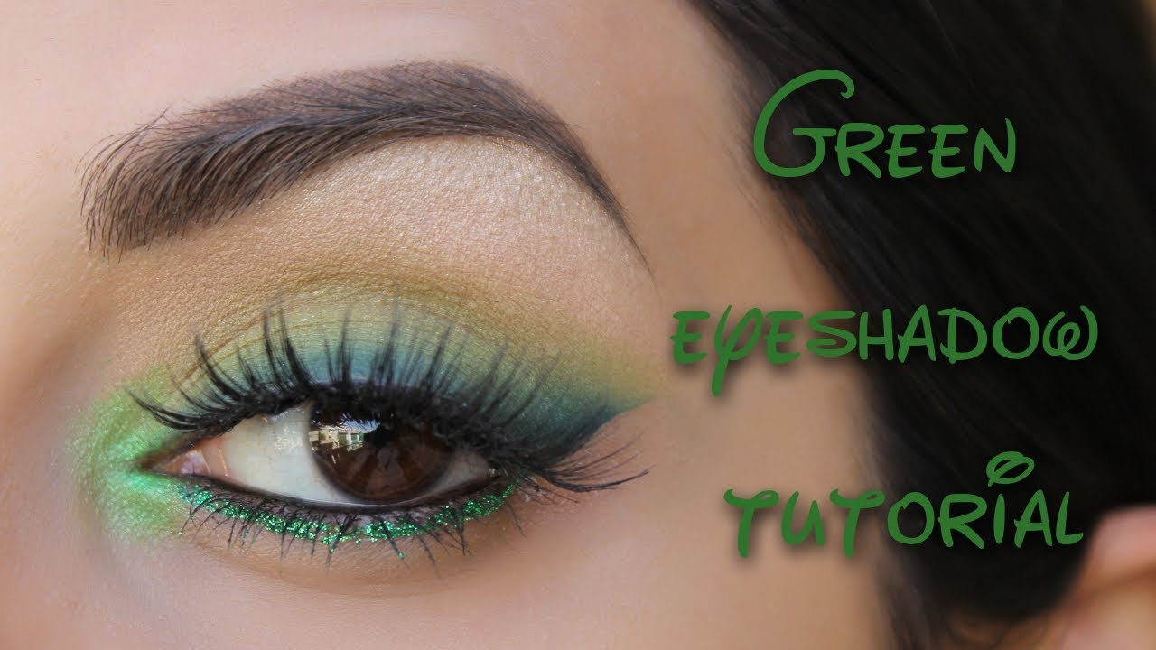 GREEN EYESHADOW TUTORIAL| pakistani makeup artist - YouTube