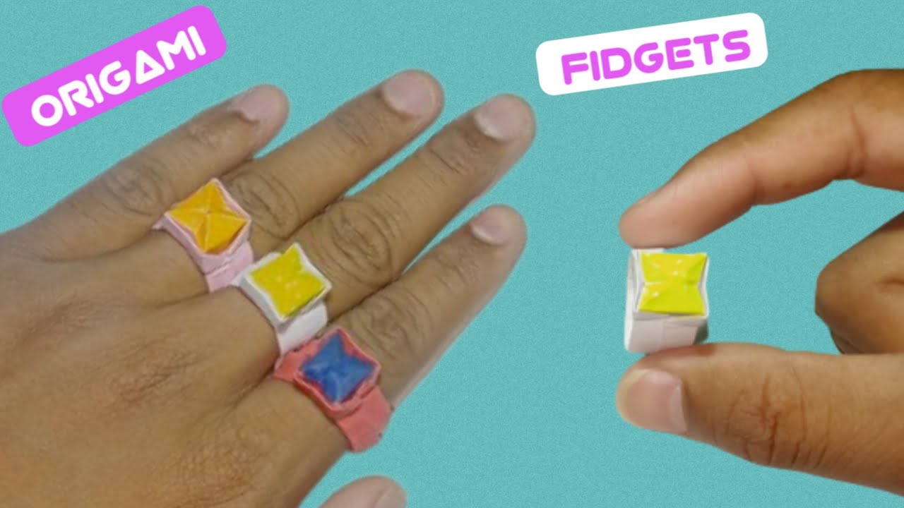 How make origami dimand ring easy origami paper diamond ring hello ...