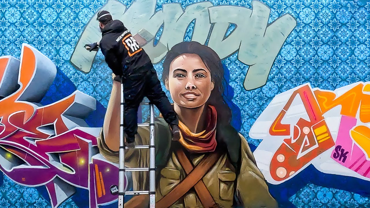 Painting a Wall With @Smoenova And Kier (Full Process) - YouTube