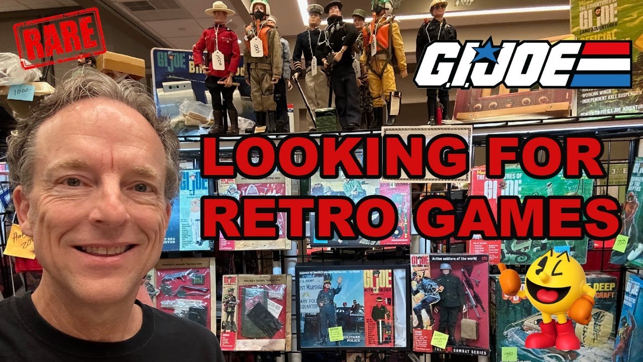 I Found RETRO GAMES, Movie & TV Toys @ the DFW GI Joe & Action Figures ...