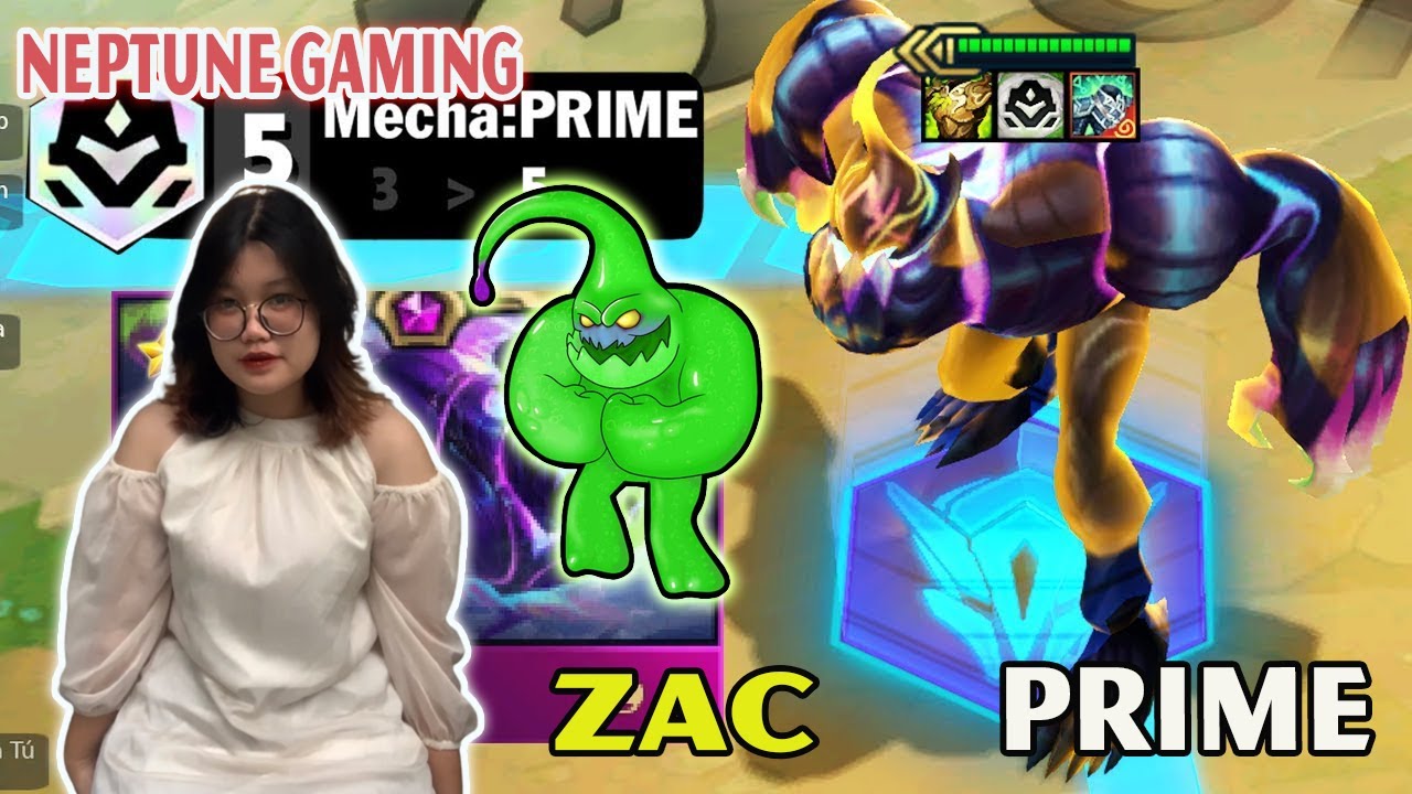 NEPTUNE GAMING - ZAC TFT THÁCH ĐẤU - ZAC HIỂM HỌA TANKER SỐ 1 META SUỐT ...